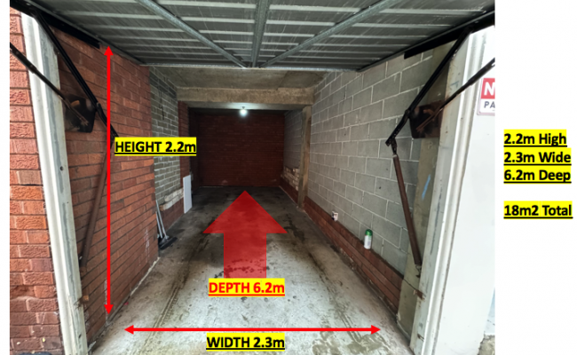 Lock up garage Parking in 158 Liverpool Street, Darlinghurst New South ...